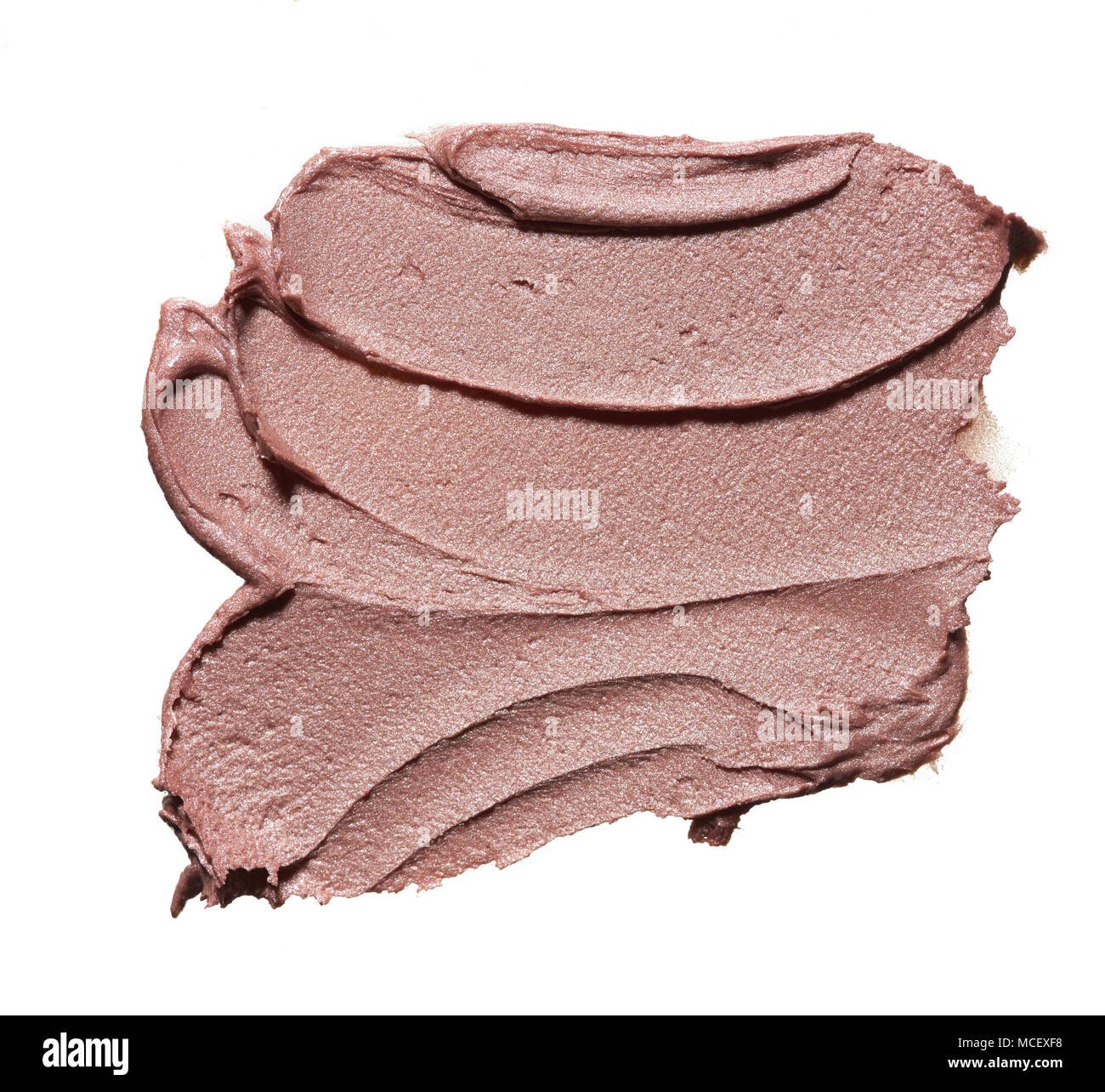 Highlighter texture on white background. Luminizer texture isolated on ...