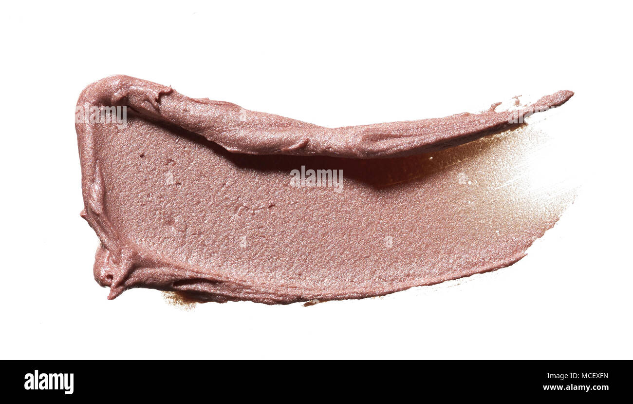 Highlighter texture on white background. Luminizer texture isolated on ...