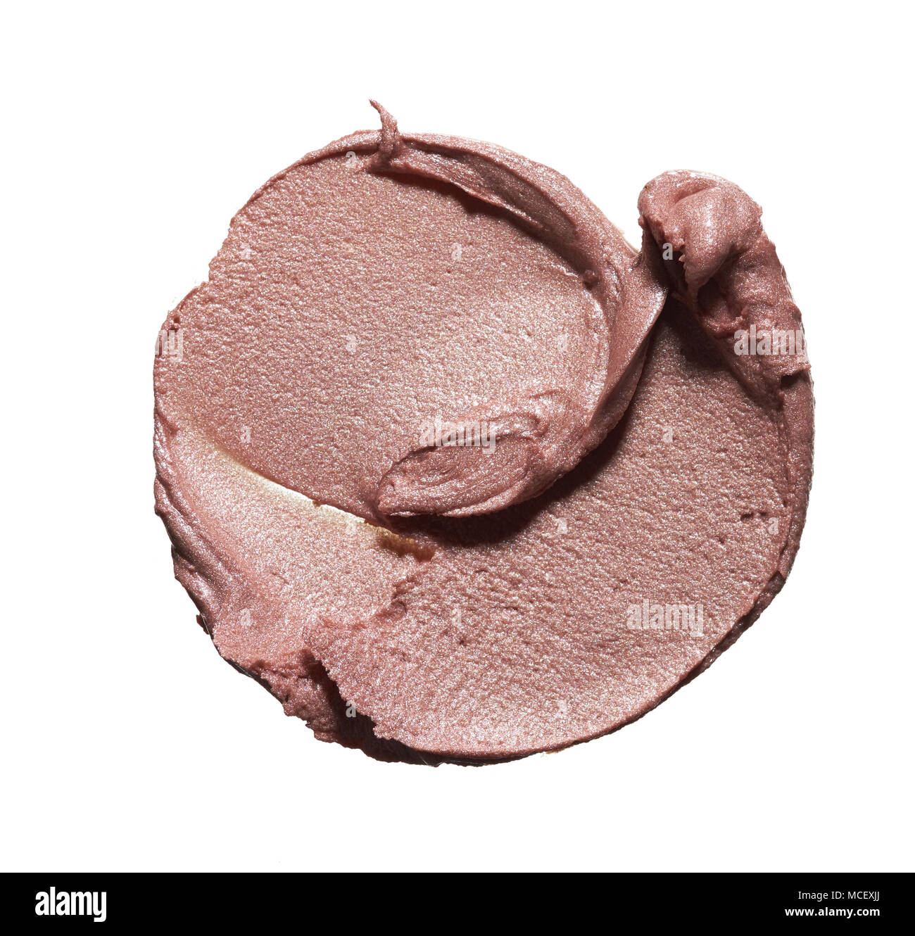 Highlighter texture on white background. Luminizer texture isolated on ...