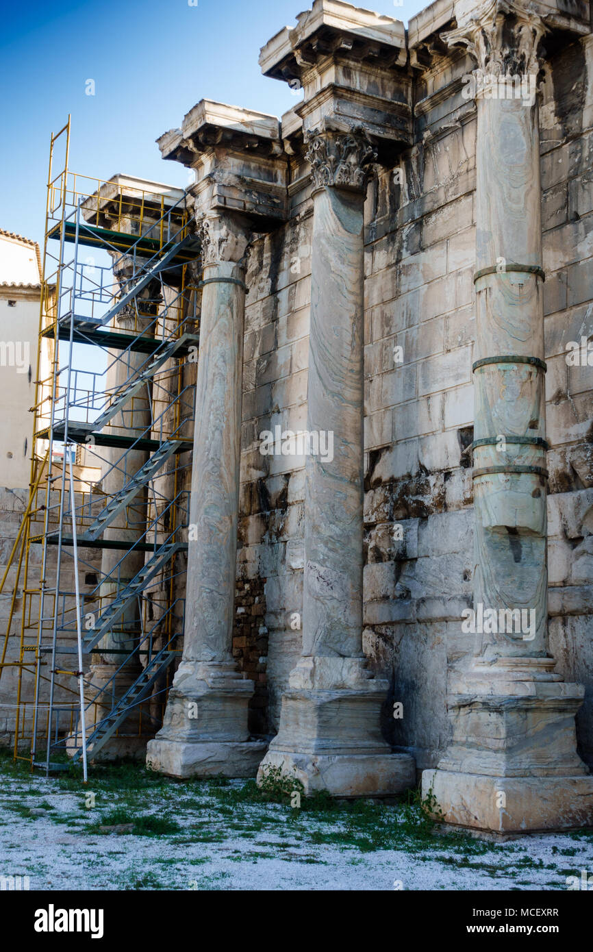 Ancient Hadrian's Library, Athens, Greece Stock Photo - Alamy