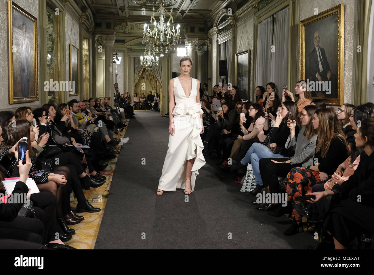 Madrid Fashion Week Atelier Couture - Alicia Rueda - Catwalk Featuring ...