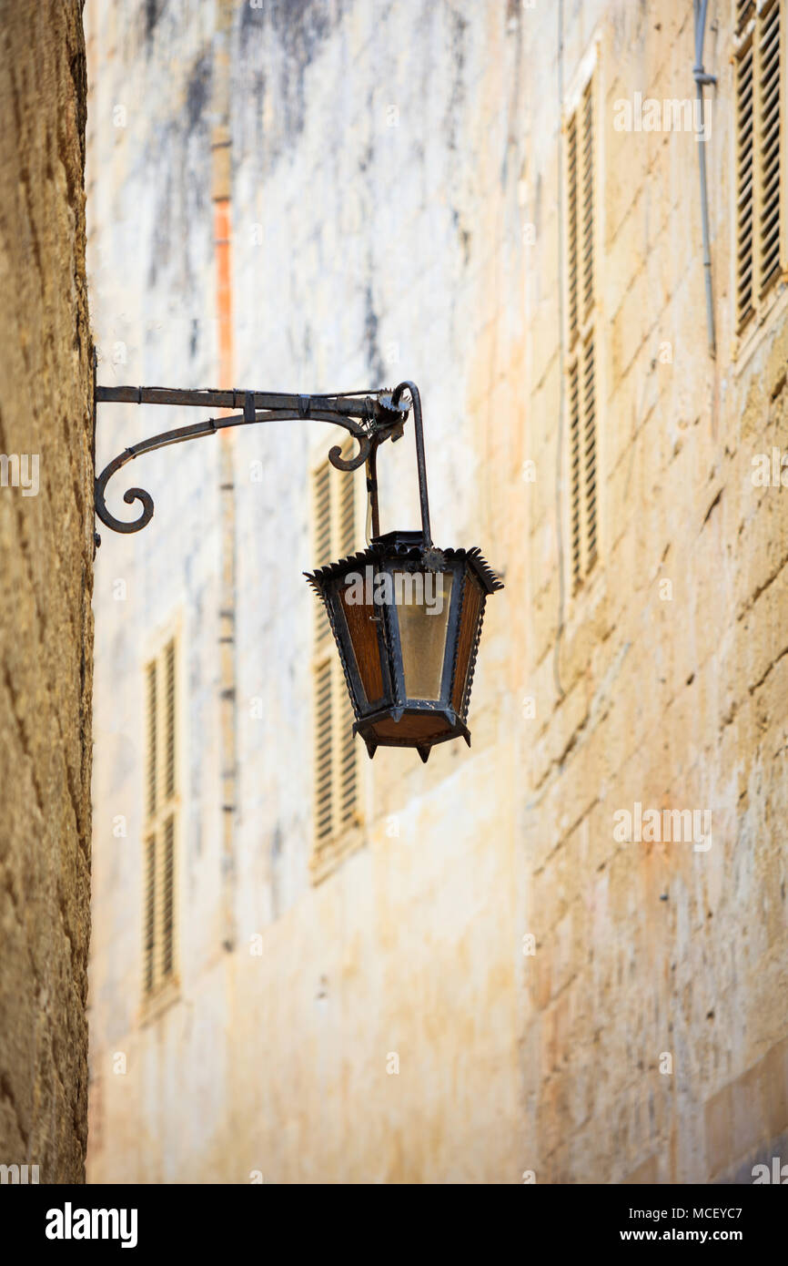 Medieval architecture lamp maltese hi-res stock photography and images ...