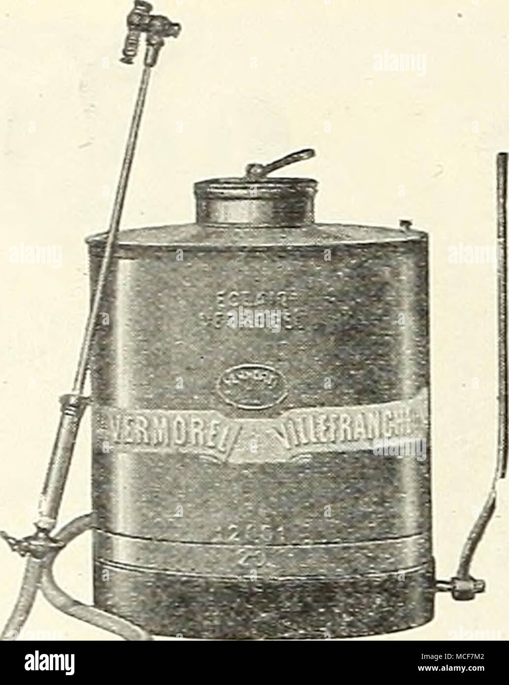 . SPRAYERS Vermorel Eclair No i French Knapsack Sprayer Stock Photo - Alamy