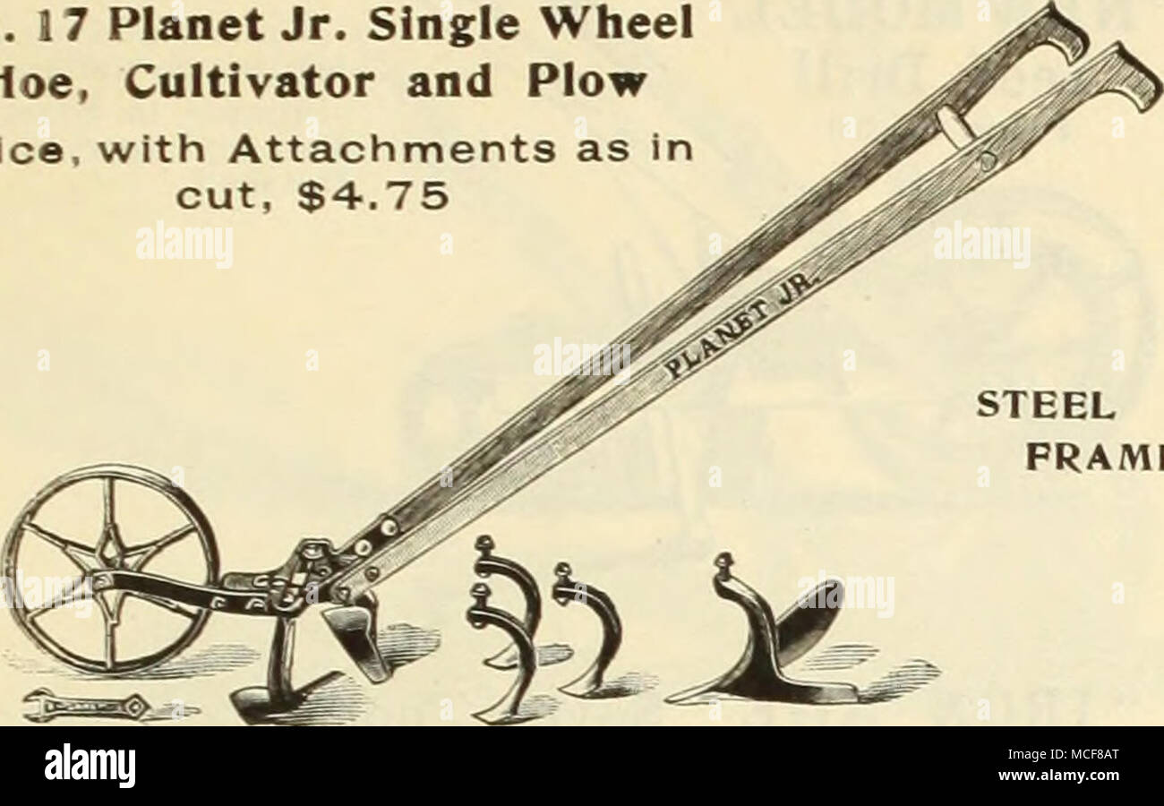 . No. 14 Planet Jr. Double Wheel Disc Hoe, Cultivator and Plow Price ...