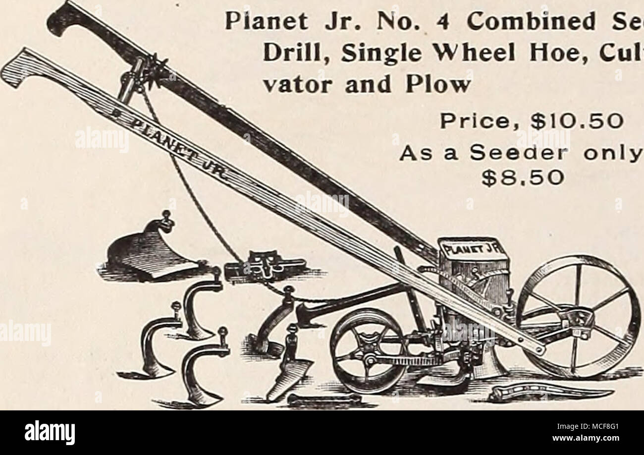 . This tool combines in a single implement a hill-dropping seeder, a ...