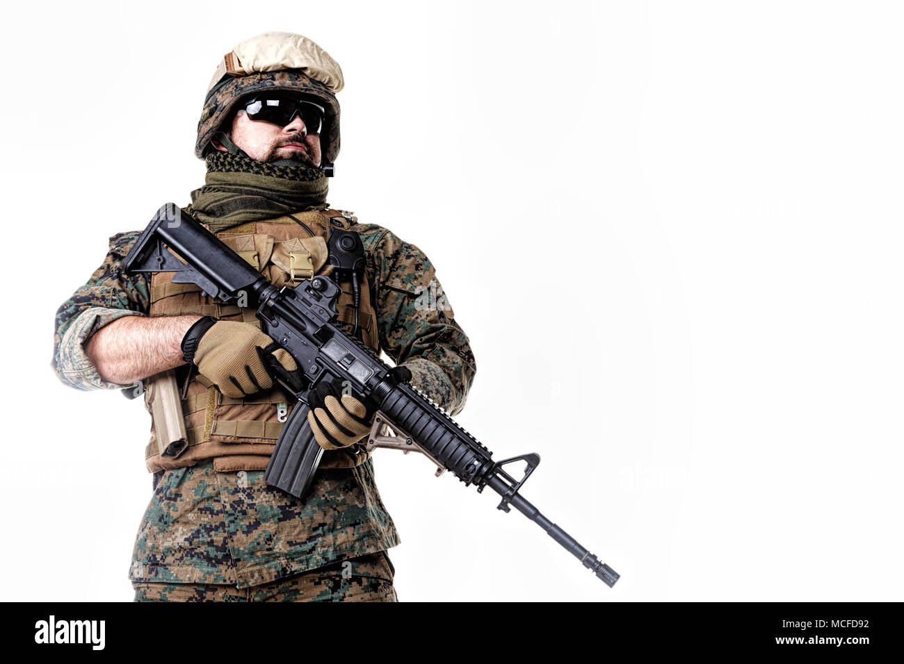 US Marine Soldier Stock Photo - Alamy