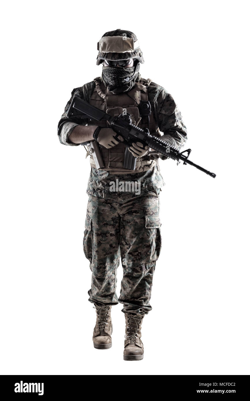 US Marine Soldier Stock Photo - Alamy