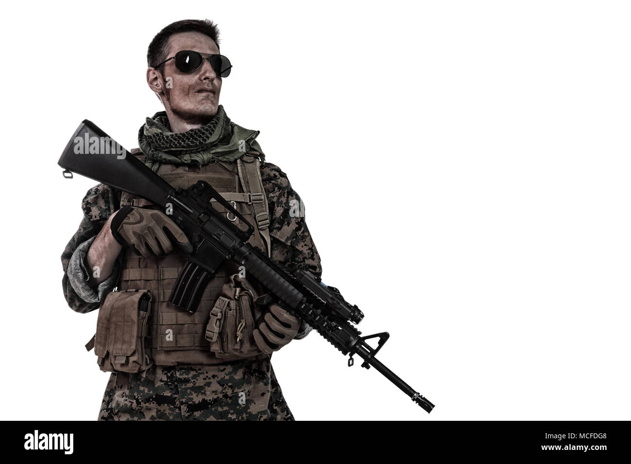 US Marine Soldier Stock Photo - Alamy