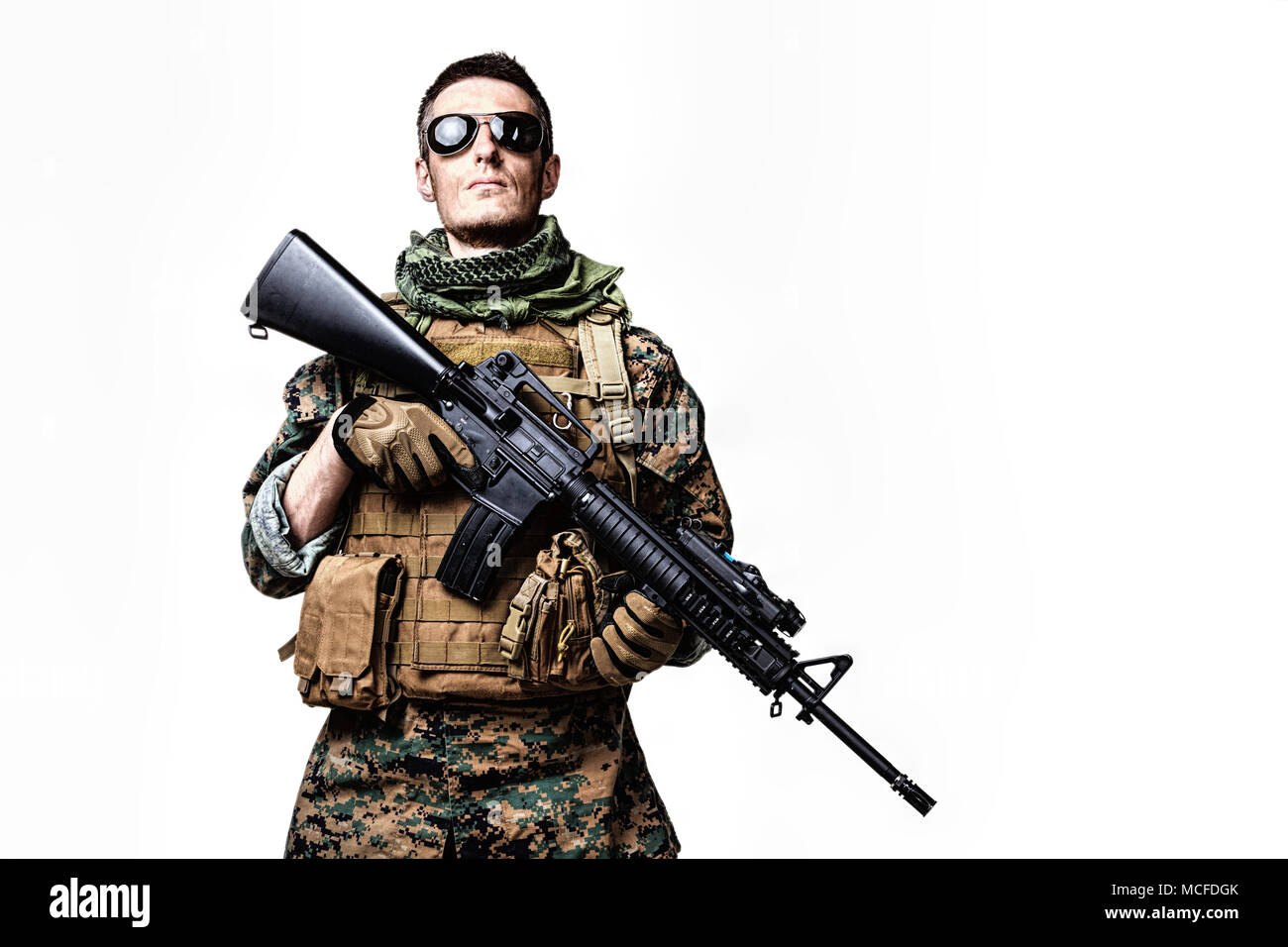 US Marine Soldier Stock Photo - Alamy