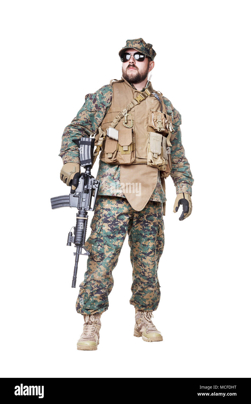 US Marine Soldier Stock Photo - Alamy