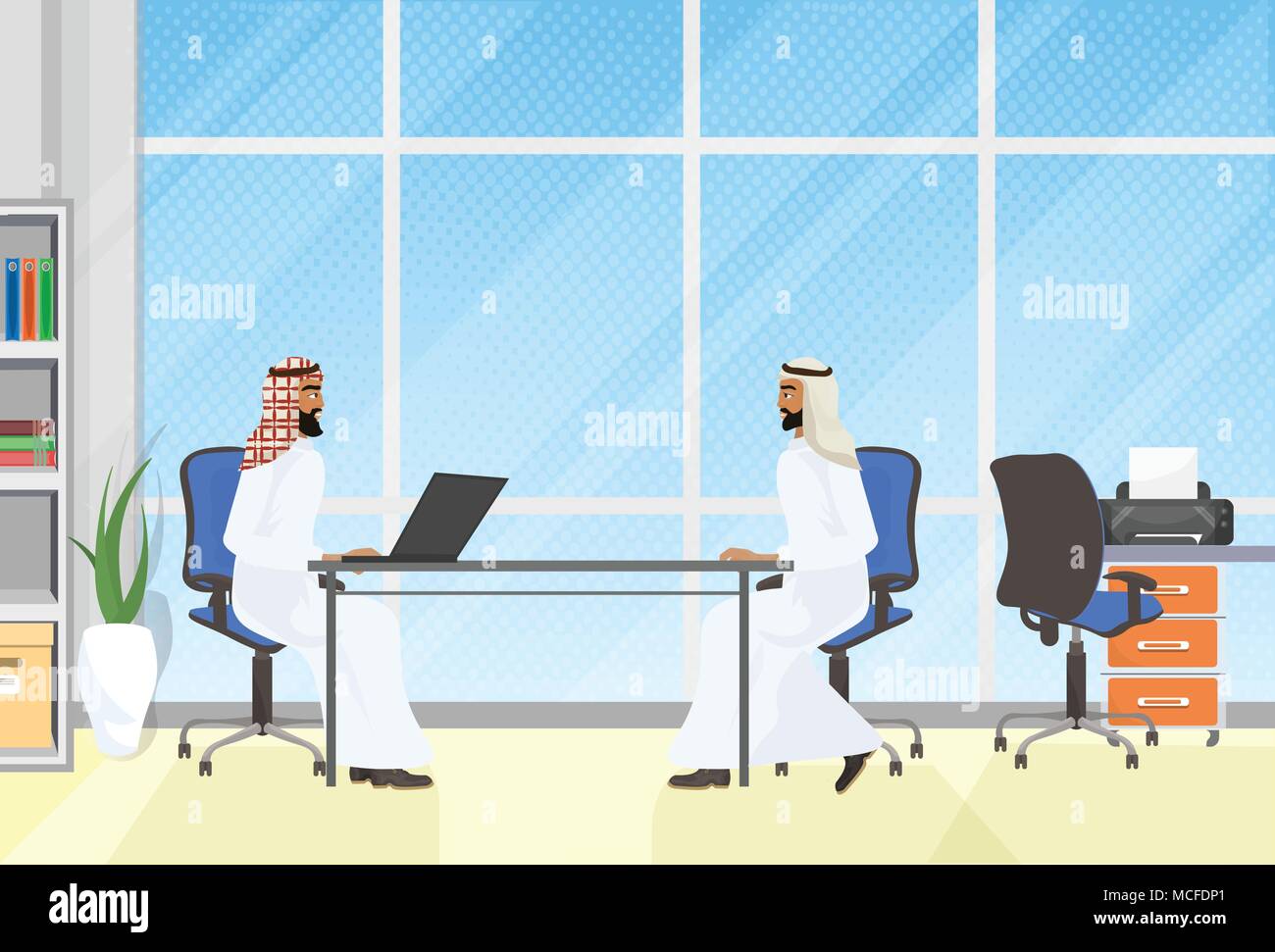 Middle east meeting Stock Vector Images - Alamy