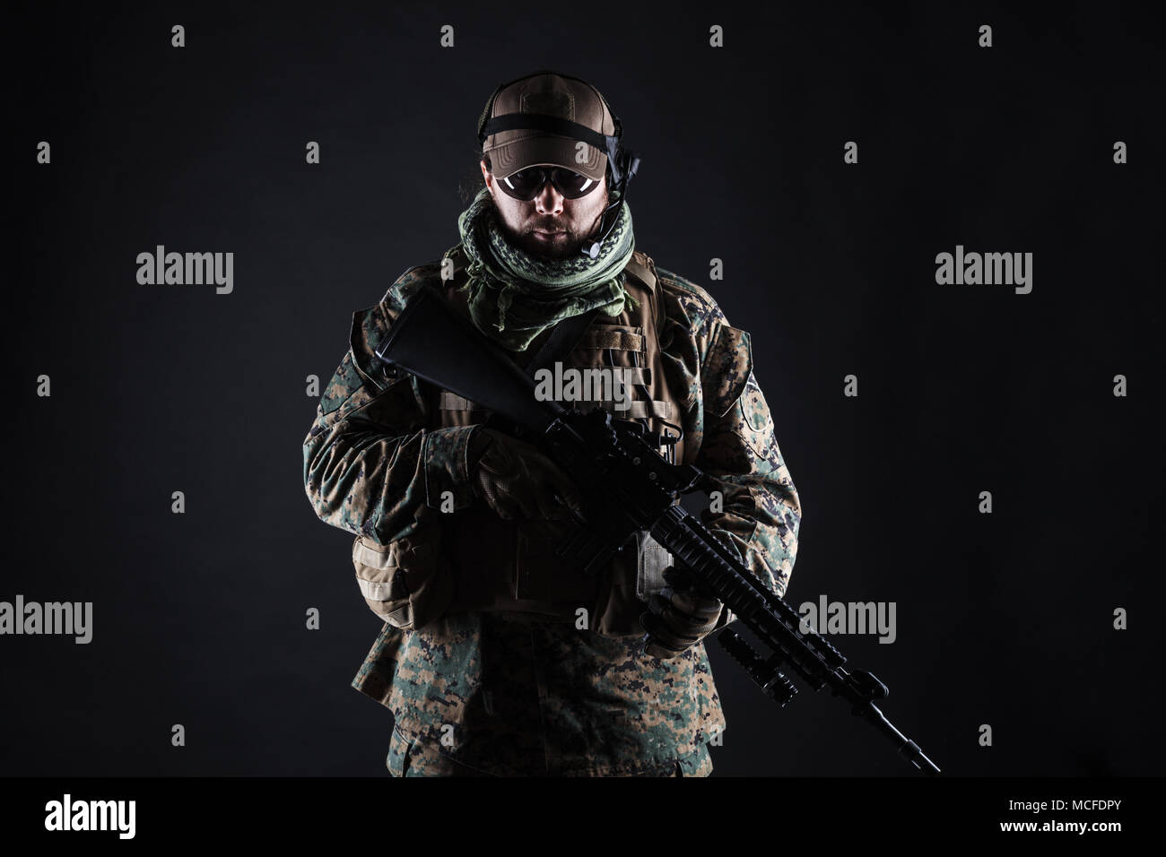 US Marine Soldier Stock Photo - Alamy