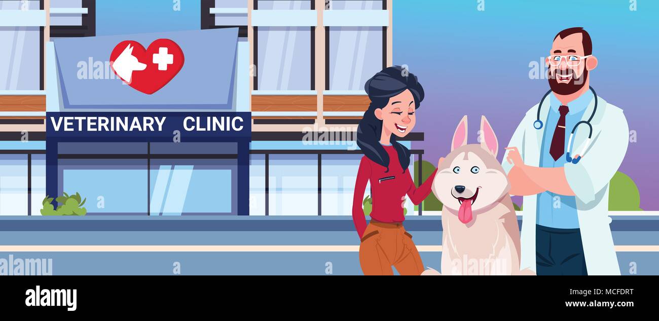 Veterinary clinic building Stock Vector Images - Alamy