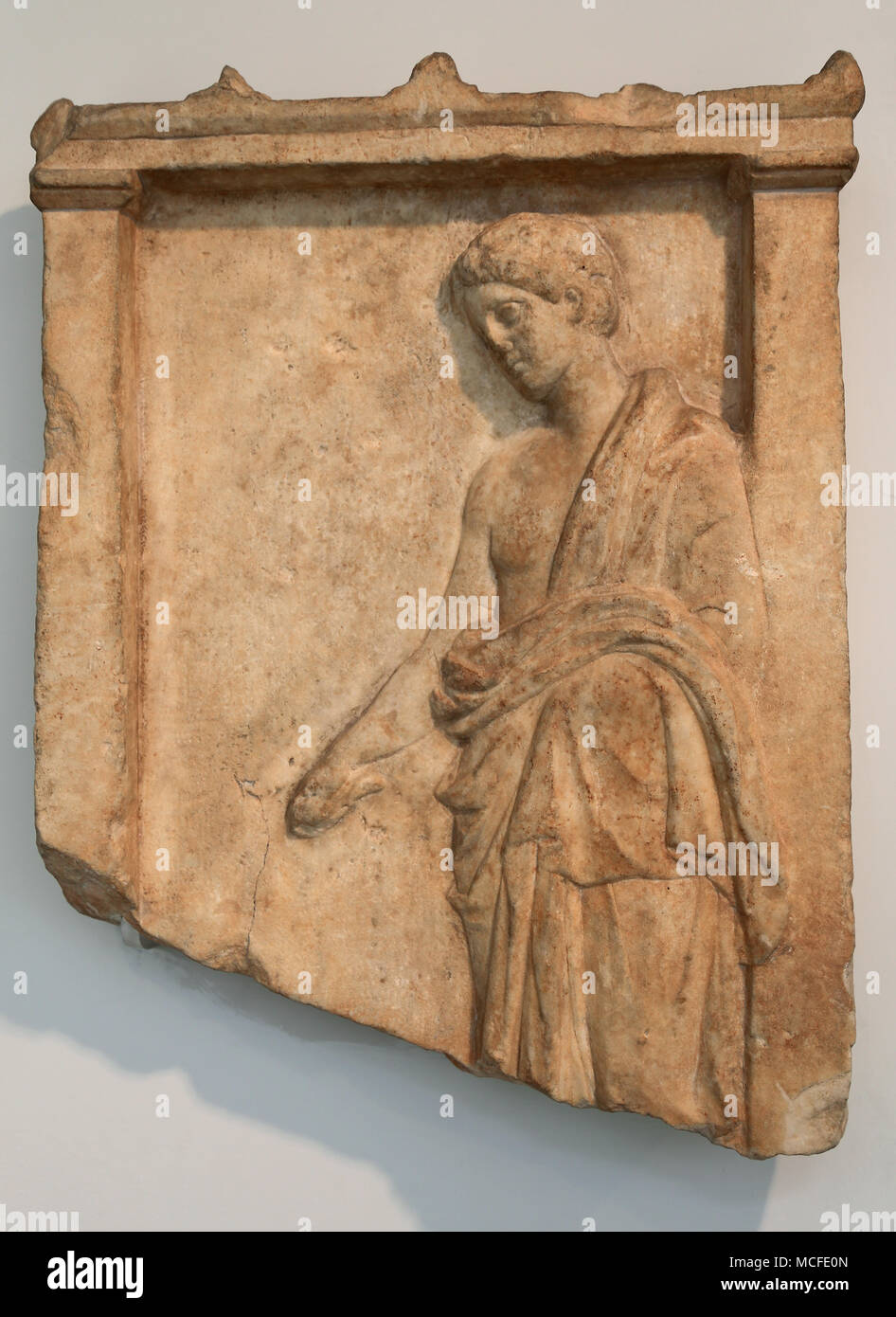 Ancient greek tombstone hi-res stock photography and images - Alamy
