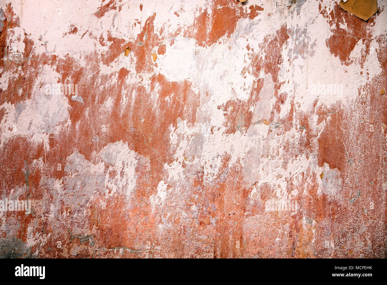 Red stucco surface background Stock Photo - Alamy