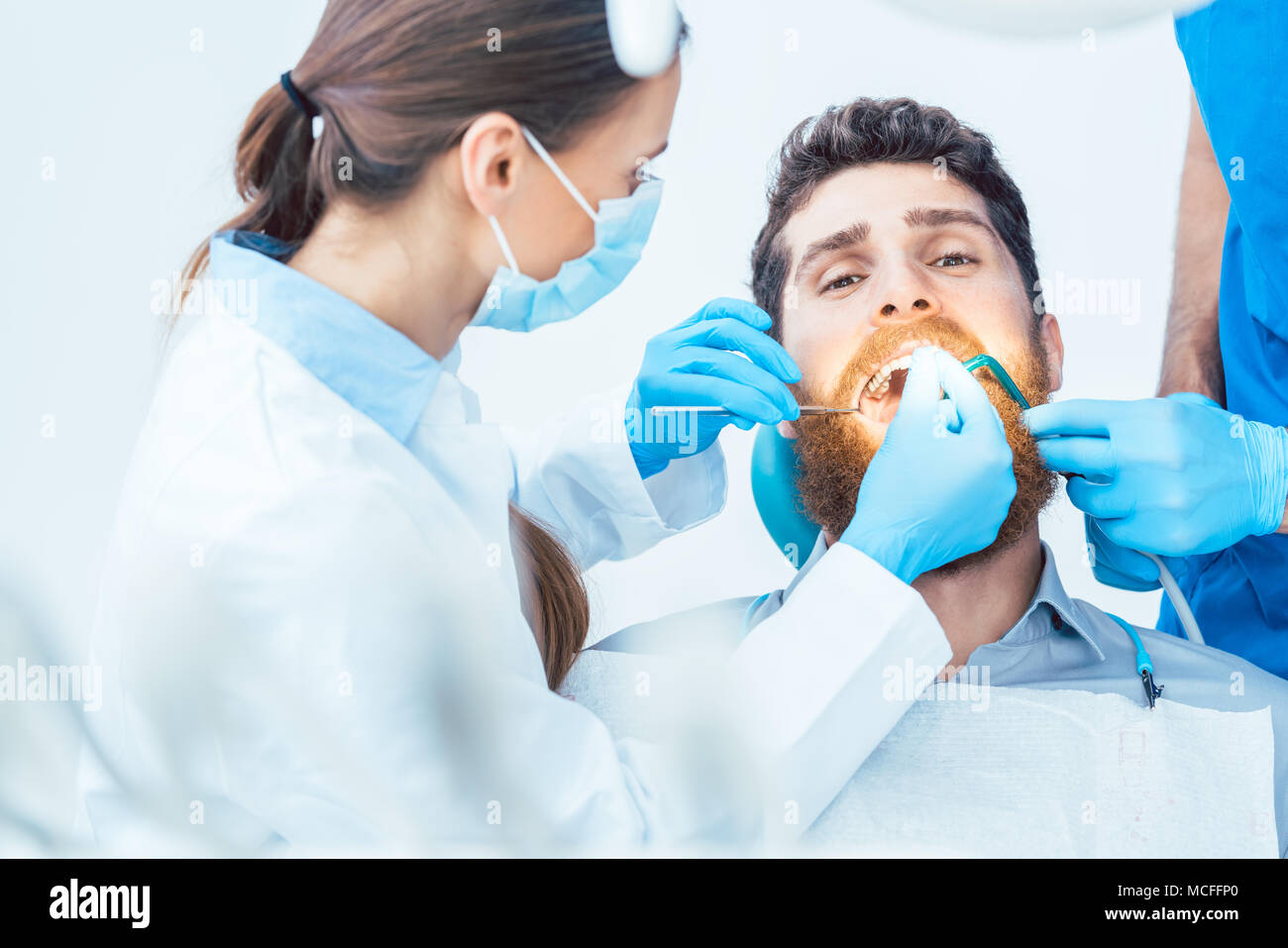 Painless dental treatment hi-res stock photography and images - Alamy