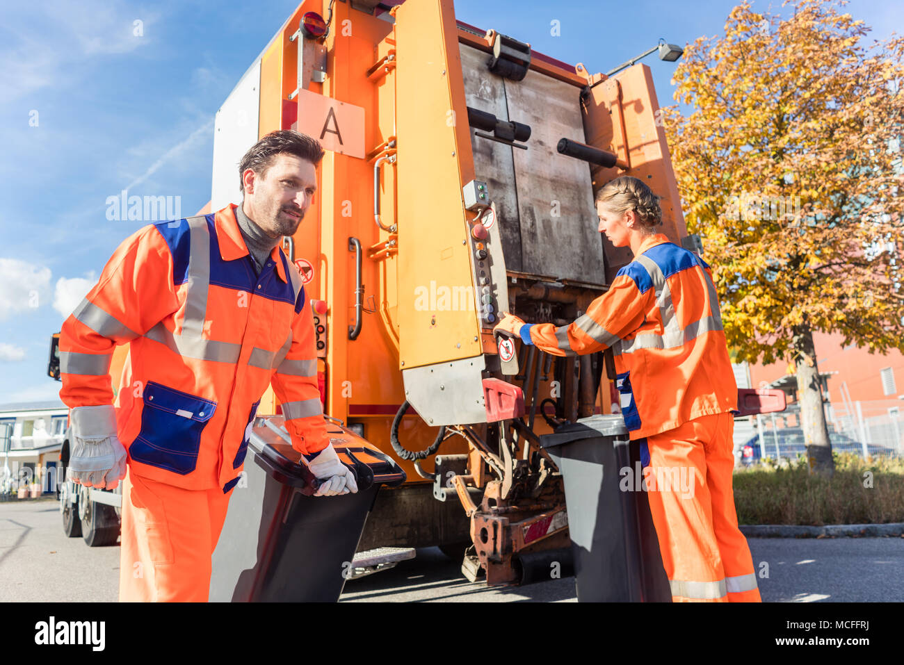 Waste collector uniform hi-res stock photography and images - Alamy