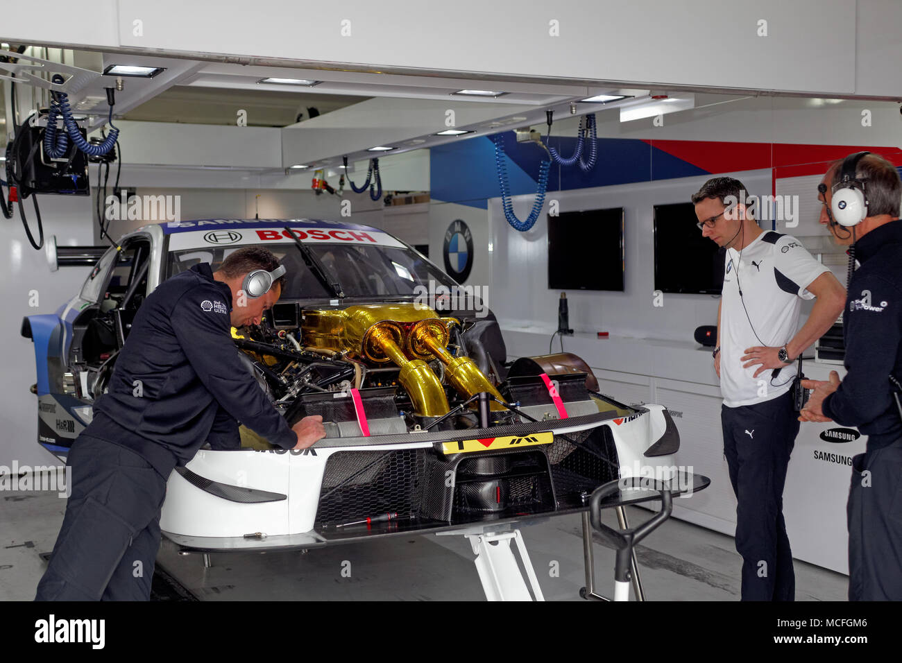 Philipp Eng, AT, BMW M4, DTM 2018, Tests, Hockenheim Stock Photo - Alamy