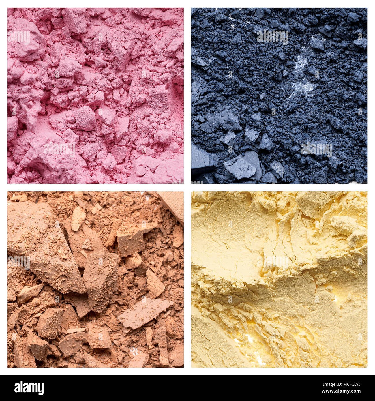 Exclusive textures of cosmetic products on white background Stock Photo ...