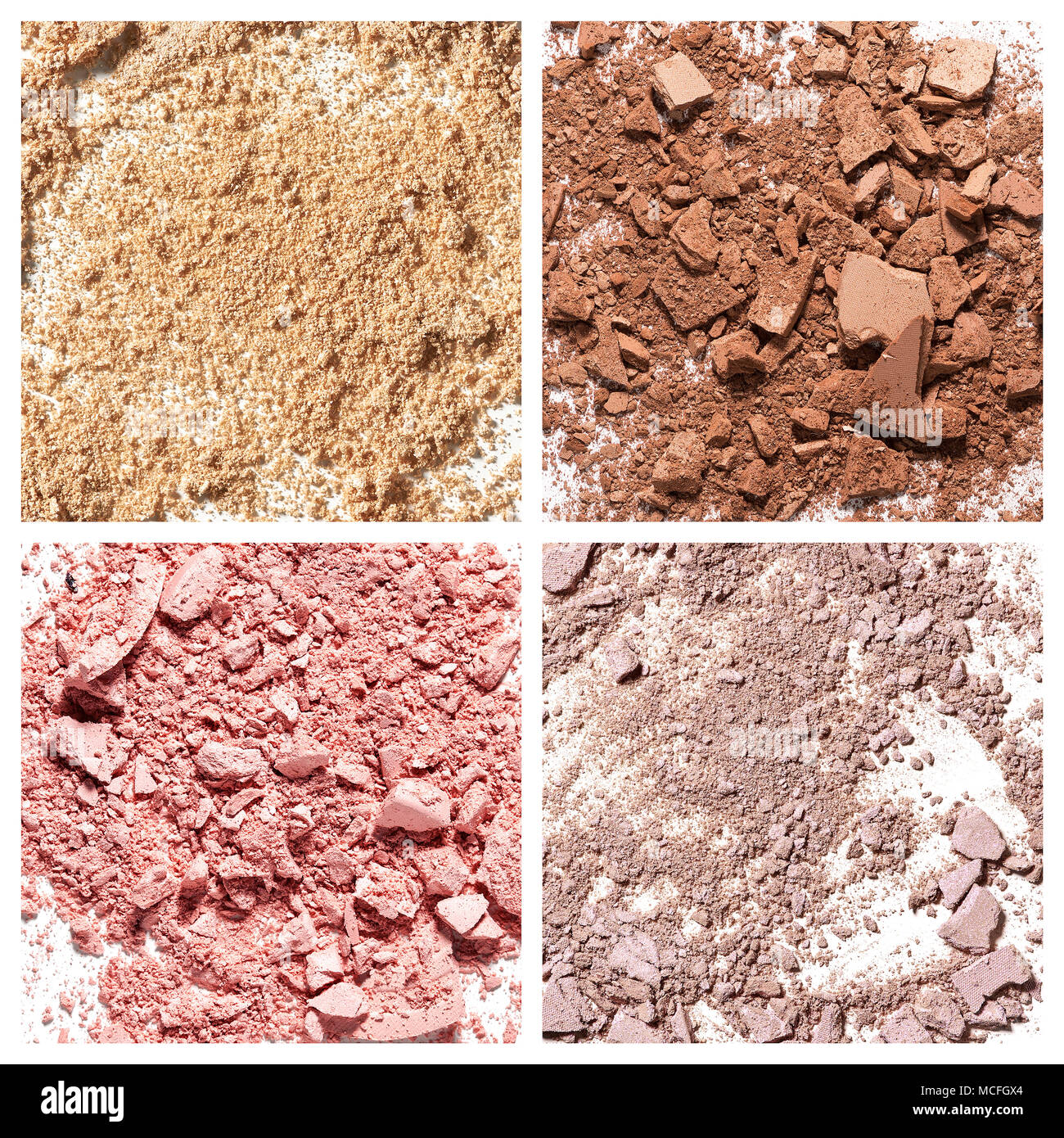 Exclusive textures of cosmetic products on white background Stock Photo ...