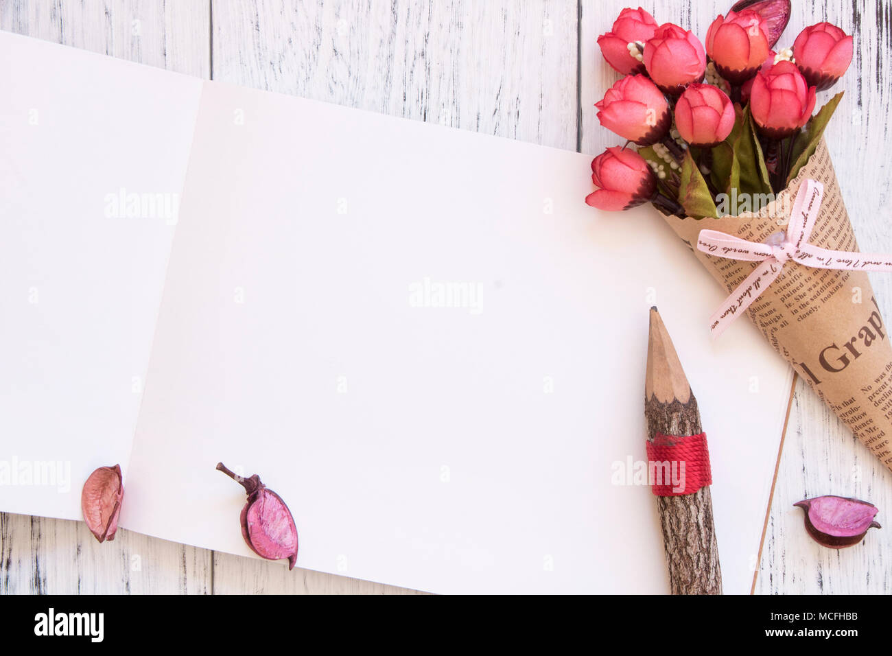 Stock Photography Stock Photography flat lay vintage white painted wood ...