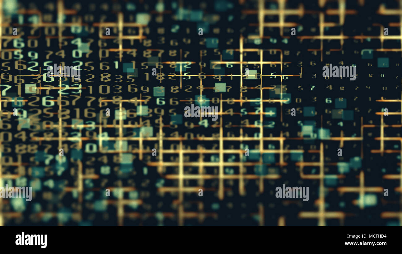 Futuristic digital technology screen display. High resolution ...