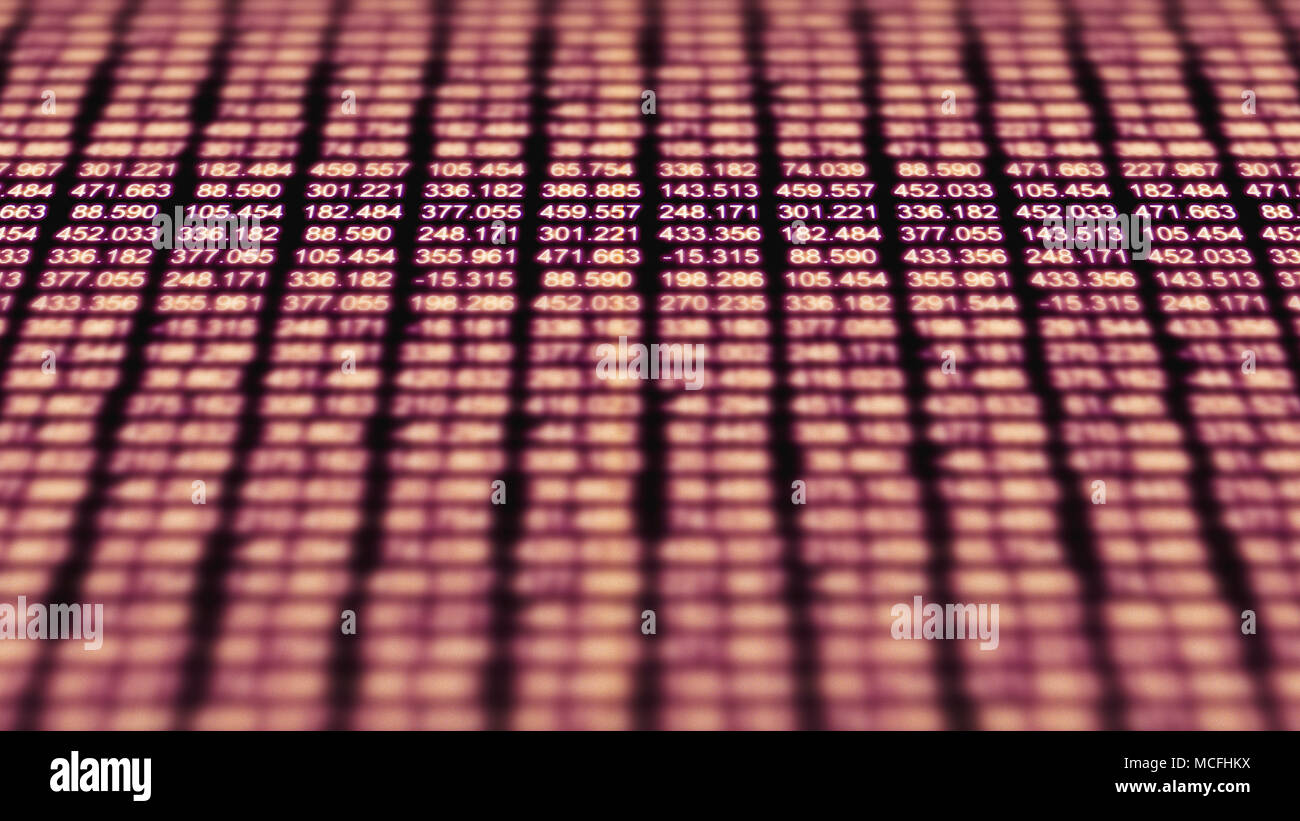 Futuristic digital technology data grid screen display. High resolution ...