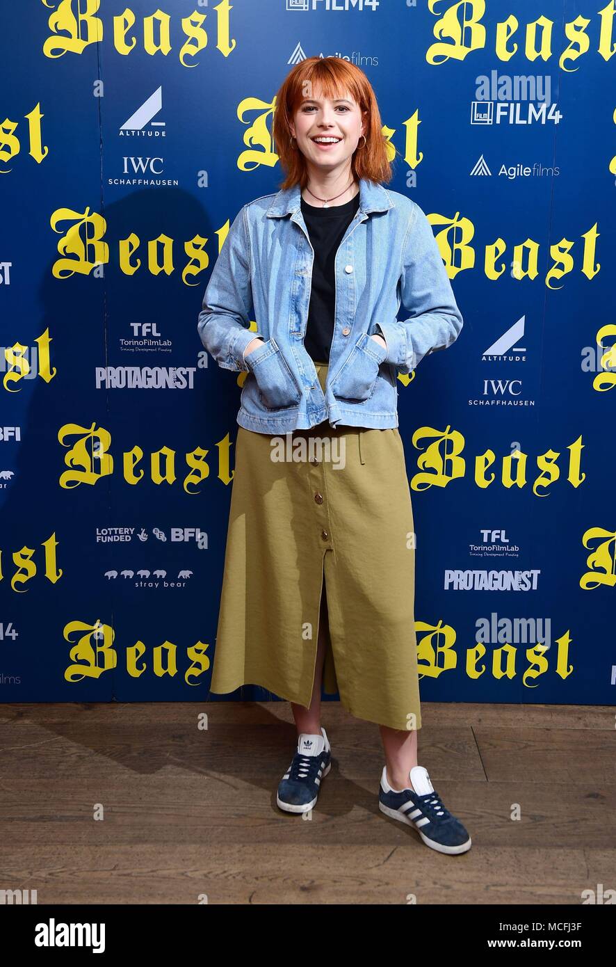 Jessie Buckley attending a screening of new film Beast at the Ham Yard ...
