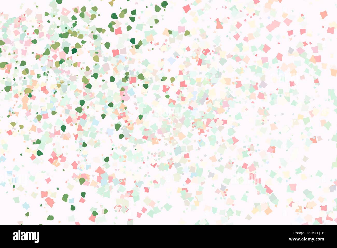 Color abstract motion, particle or random pattern generative art ...