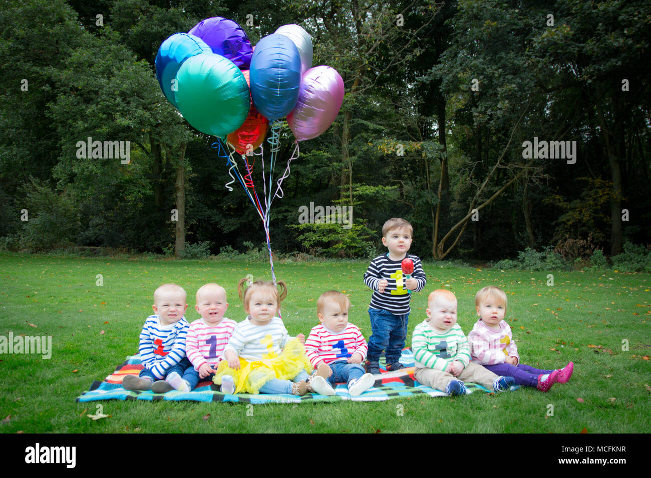 Babies 1st Birthday Stock Photo - Alamy
