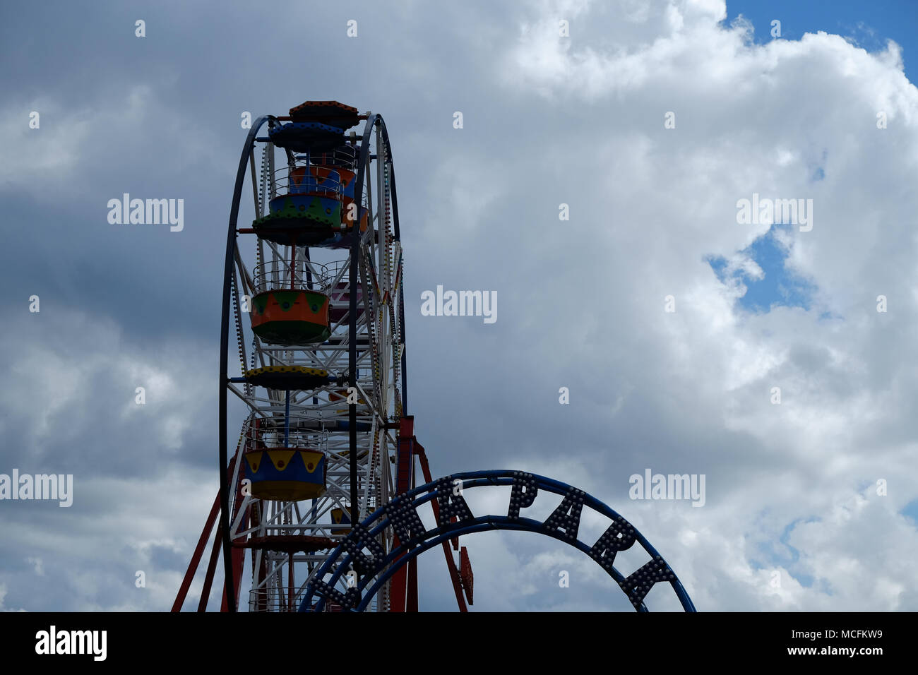Luna Park Ferris wheel in Scarborough Stock Photo - Alamy