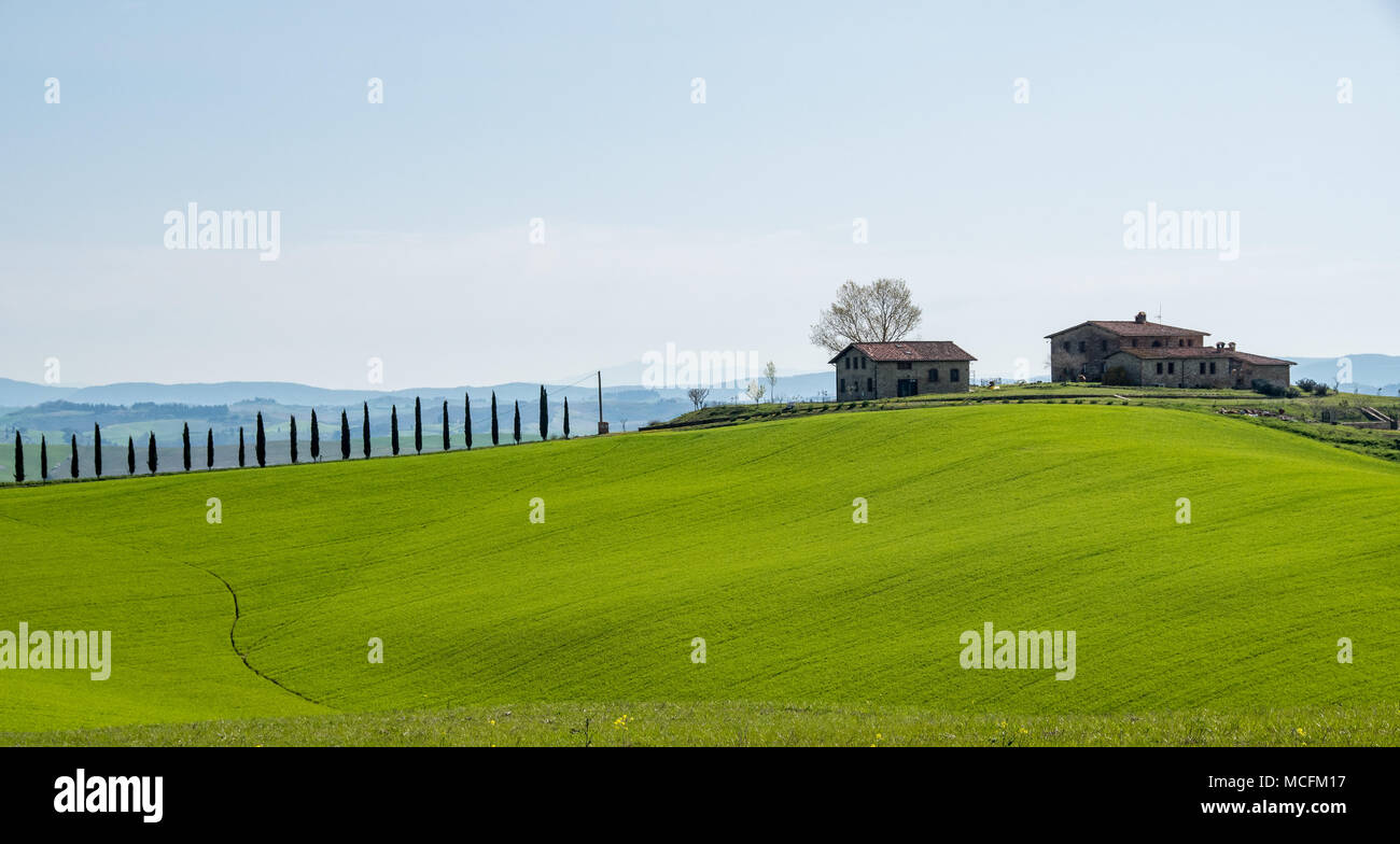Village of crete senesi hi-res stock photography and images - Alamy
