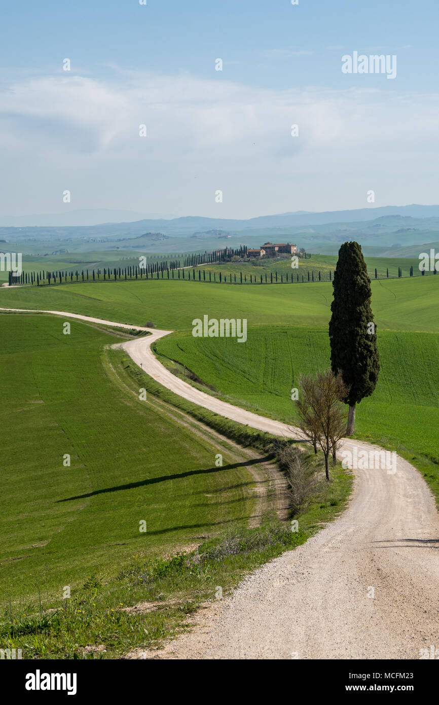 Crete senesi. Views of the Sienese countryside Stock Photo - Alamy