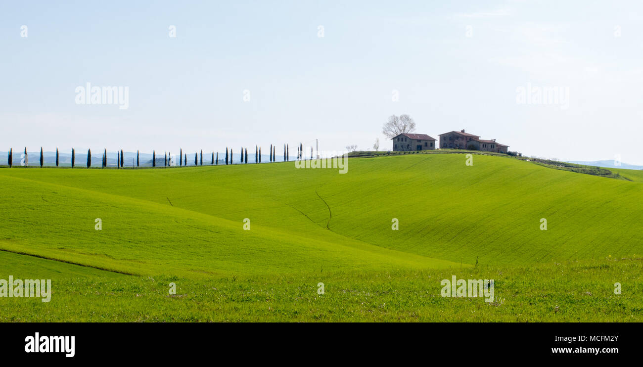 Crete senesi. Views of the Sienese countryside Stock Photo - Alamy