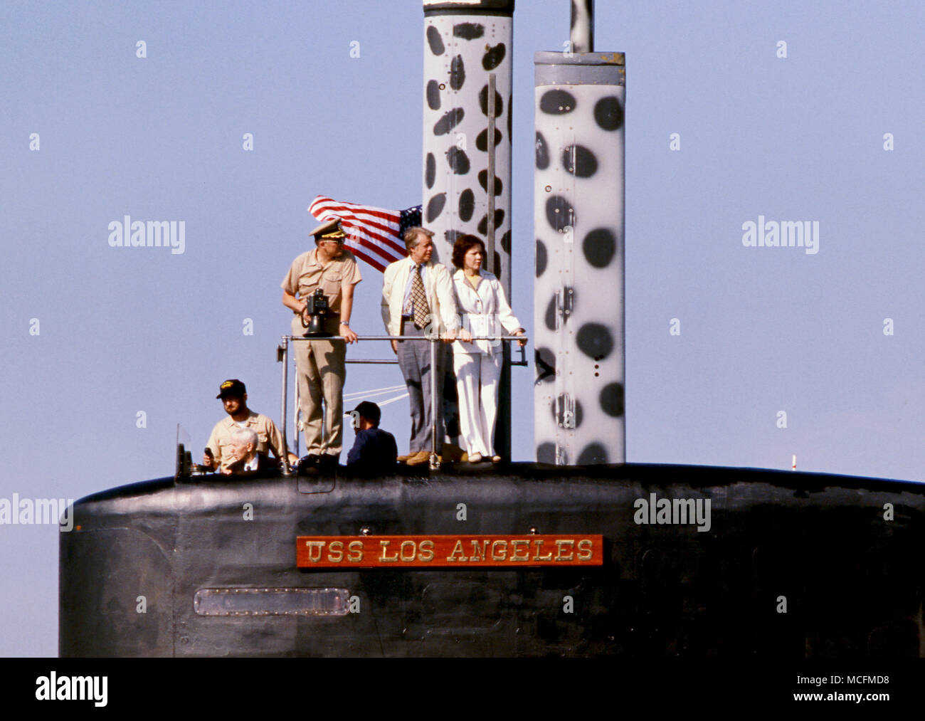 President Jimmy Carter, First Lady Rosalynn Carter, and Admiral Hyman ...