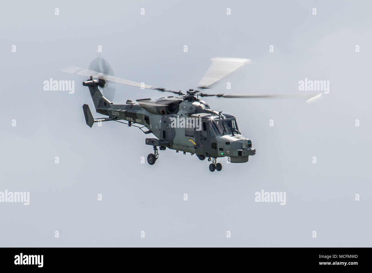 A AgustaWestland Wild Cat H M A Mk 2 from RNAS Yeovilton based 825 NAS ...