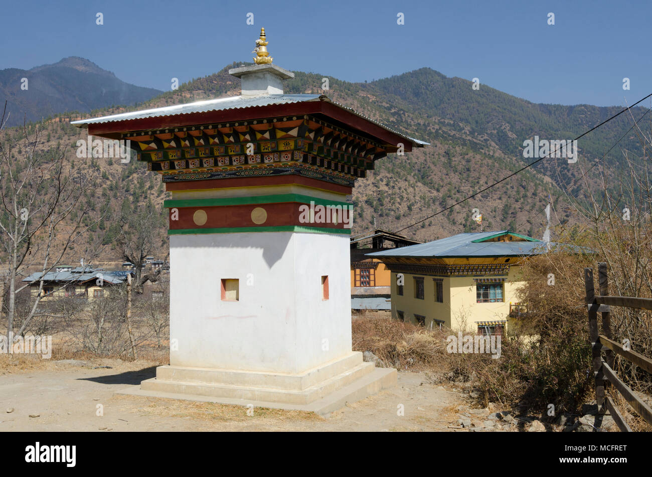 Bhutan paro village hi-res stock photography and images - Alamy