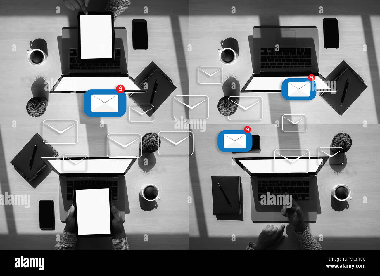 Mail Communication Connection message to mailing contacts phone Global ...