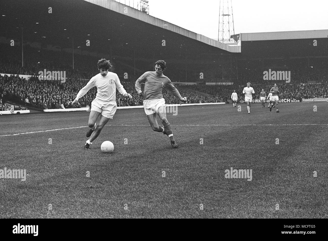 Leeds v Blackpool 1970 Stock Photo - Alamy