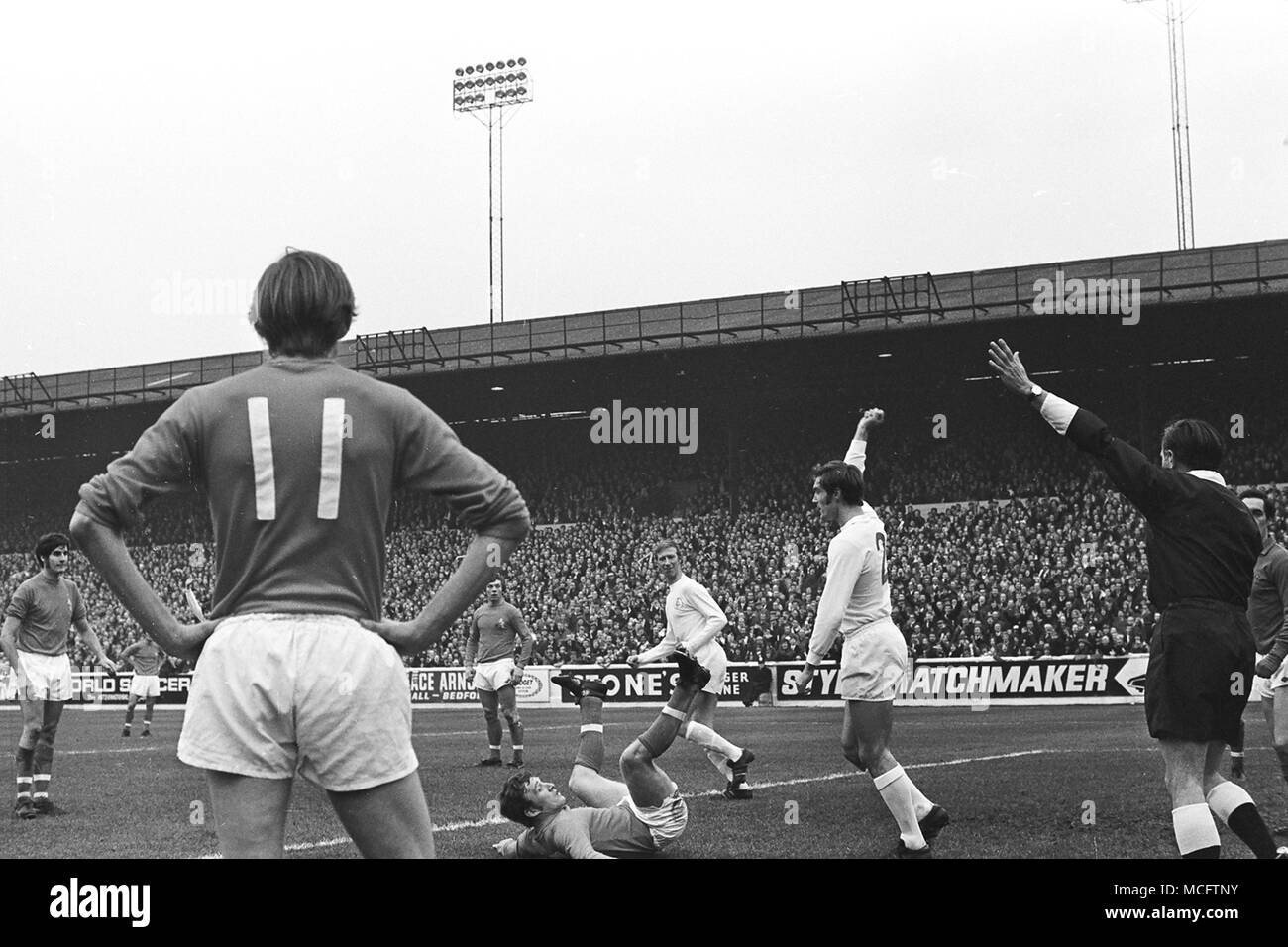 Leeds v Blackpool 1970 Stock Photo - Alamy