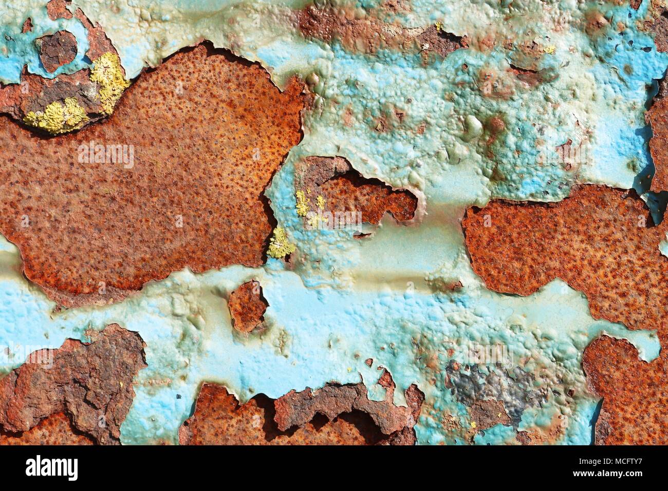 Rust, corrosion texture, full frame image, background Stock Photo - Alamy