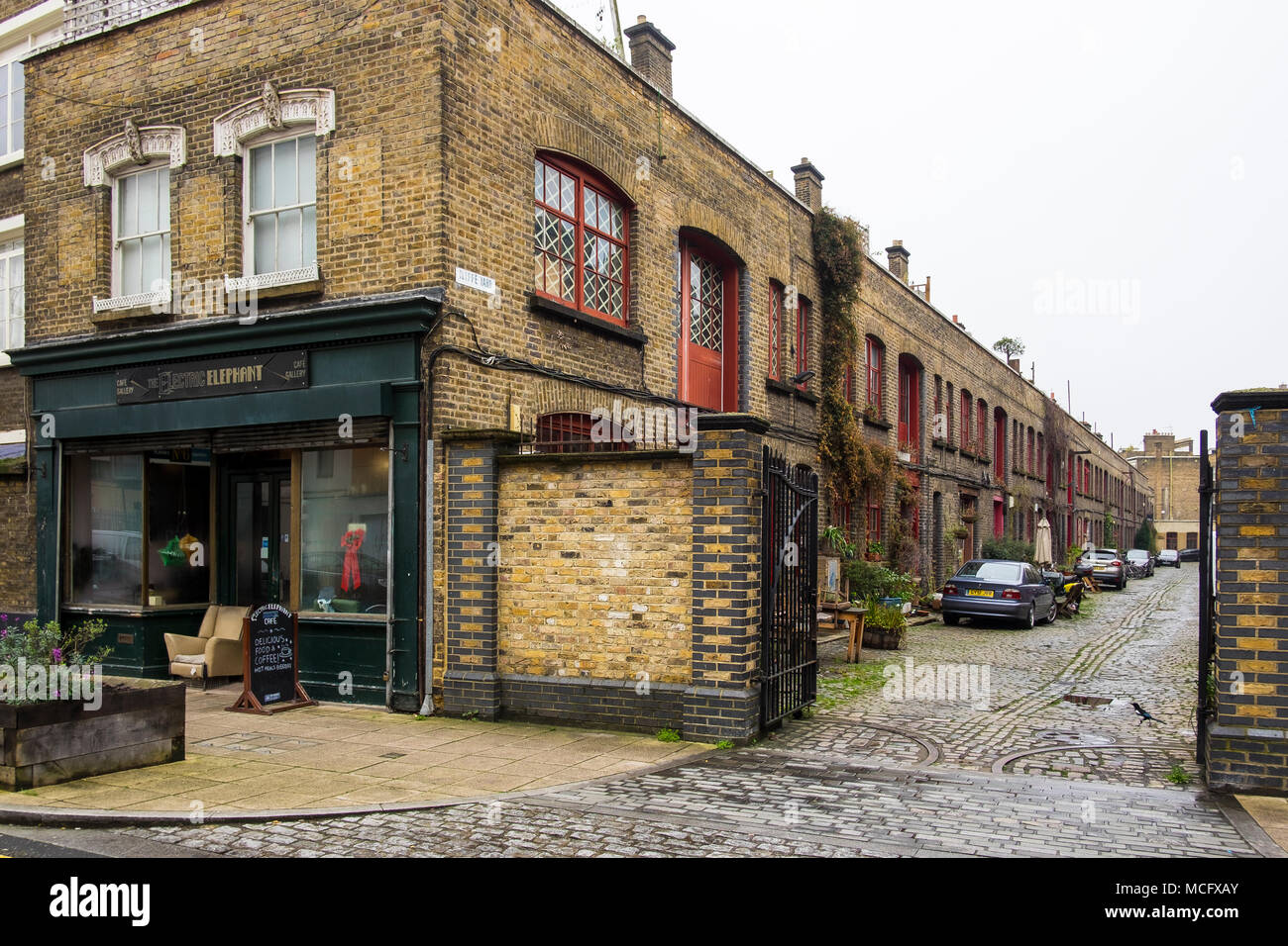 The Electric Elephant, a cafe adjacent to IIliffe Yard on the Pullens ...