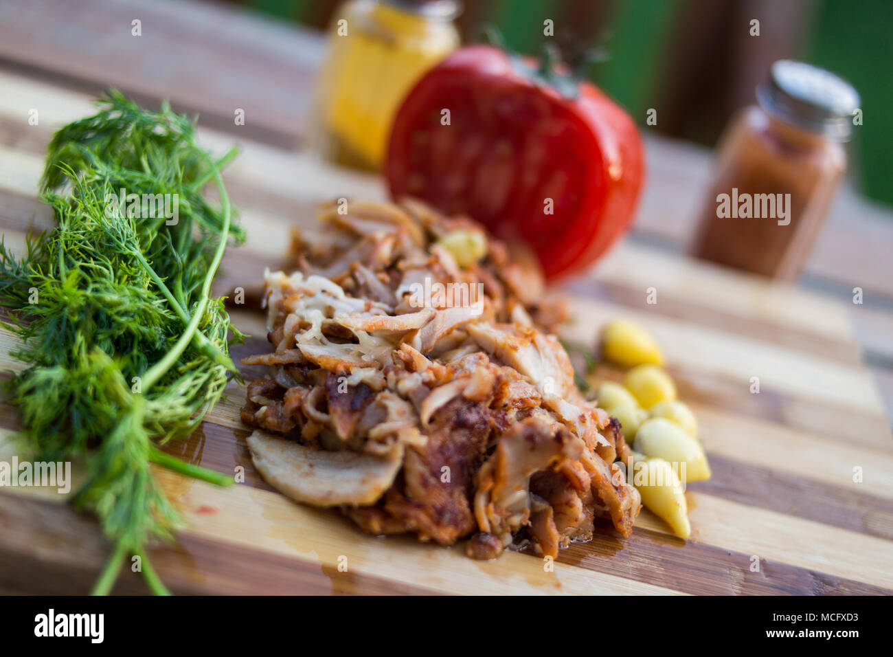 Turkish Kebab Chicken Doner / Shawarma Stock Photo - Alamy