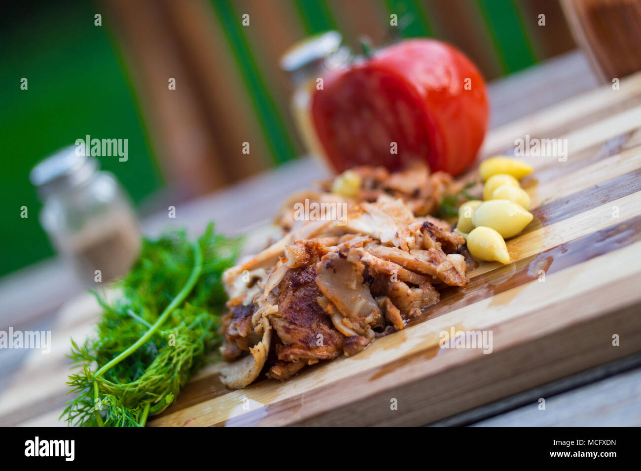 Turkish Kebab Chicken Doner / Shawarma Stock Photo - Alamy