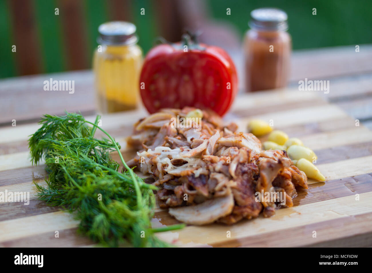 Turkish Kebab Chicken Doner / Shawarma Stock Photo - Alamy