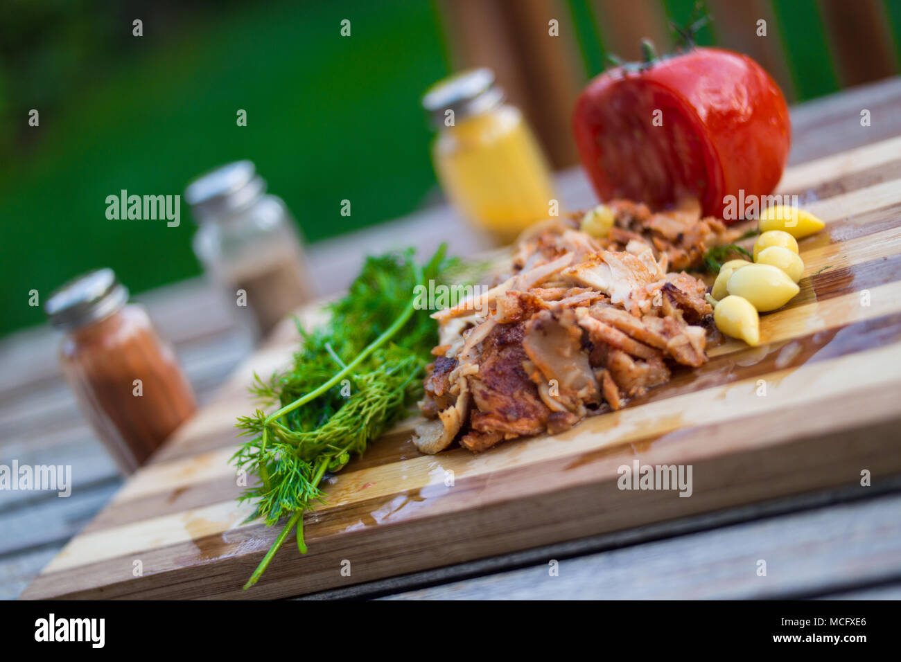 Turkish Kebab Chicken Doner / Shawarma Stock Photo - Alamy