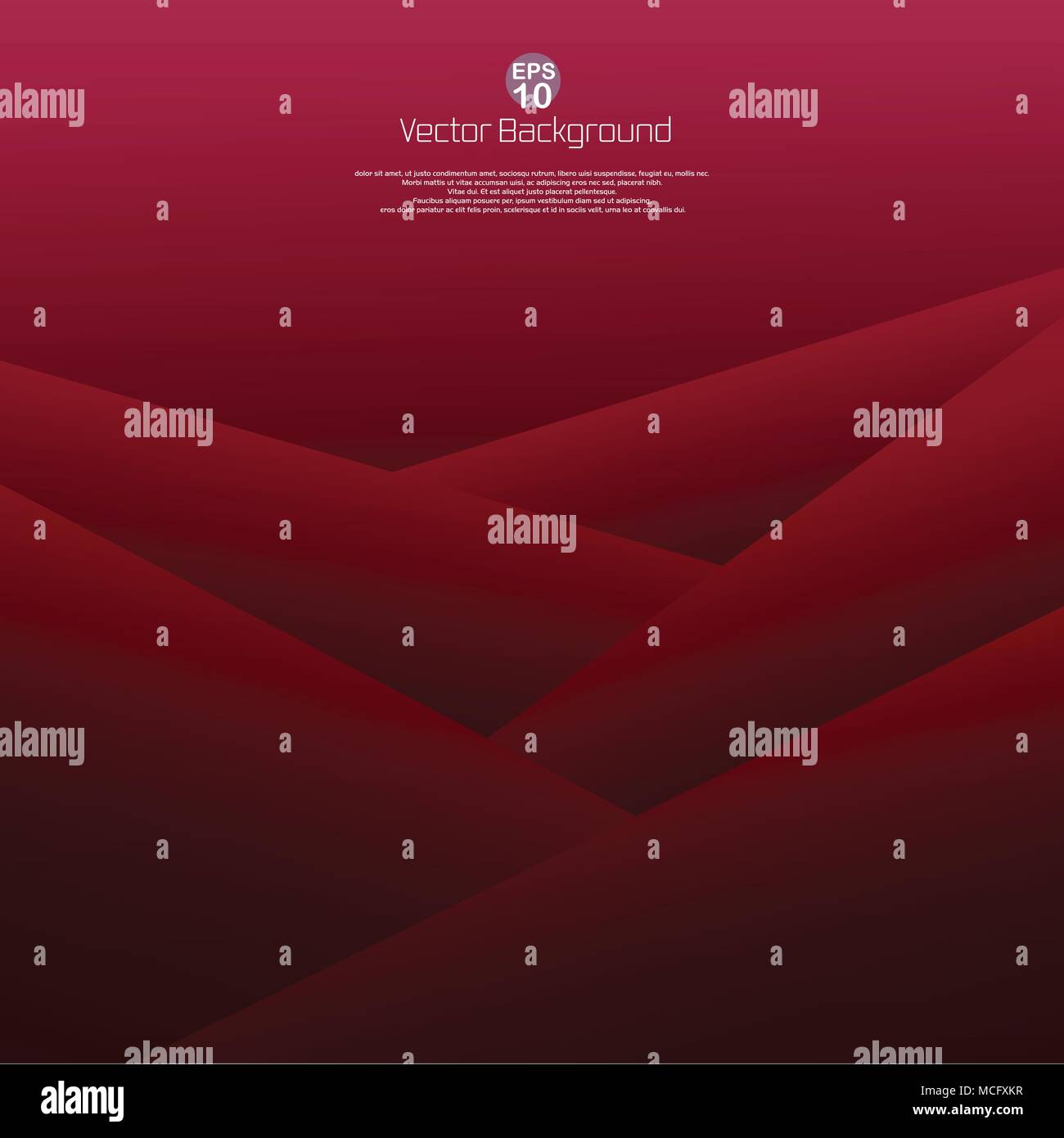 Abstract of 3d red paper cut background. Designing for your business ...