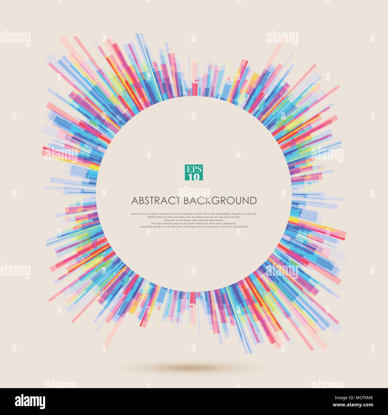 Abstract background with colorful geometric lines pattern for your ...