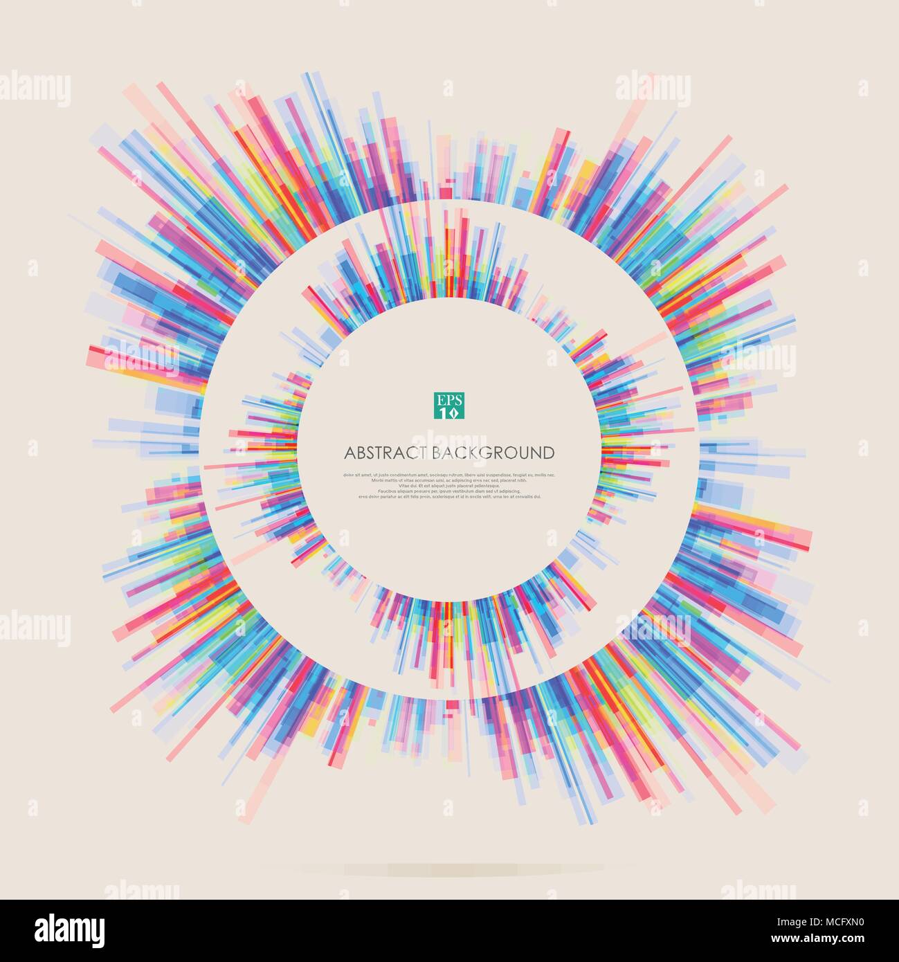 Abstract pattern of colorful lines for cover presentation. Illustration ...