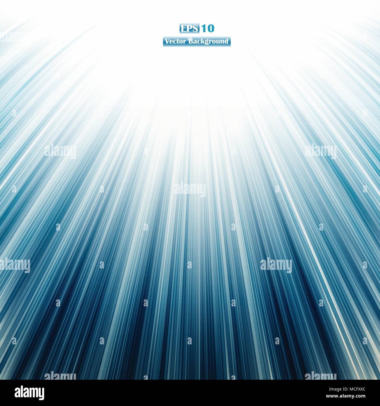 Abstract of speed up retro blue straight lines background. illustration ...